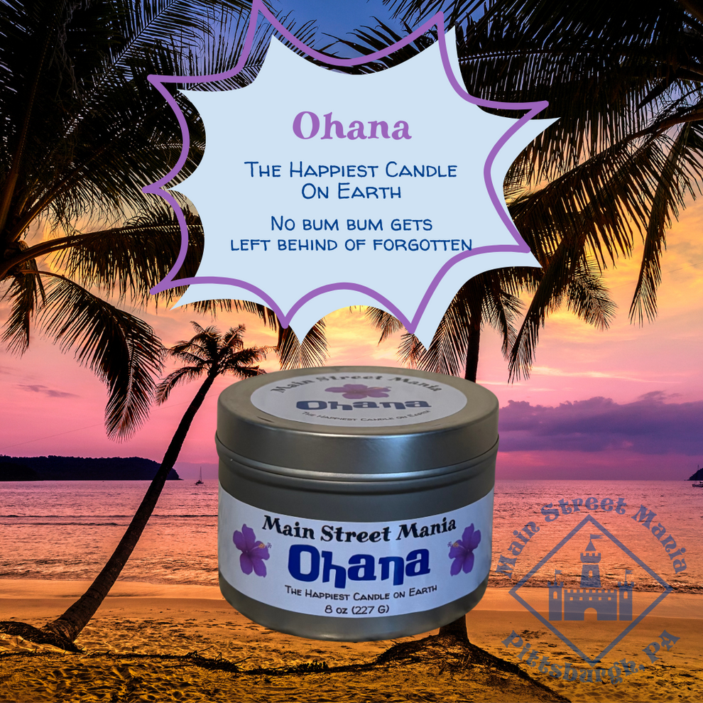 Ohana Happiest Candle On Earth – Main Street Mania